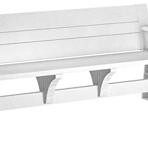 Premiere Products 5RCAT Resin Convert-A-Bench,White