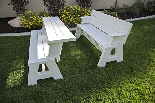 Premiere Products 5RCAT Resin Convert-A-Bench,White