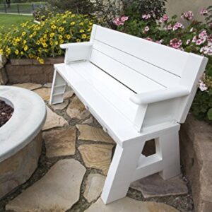 Premiere Products 5RCAT Resin Convert-A-Bench,White