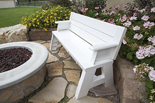 Premiere Products 5RCAT Resin Convert-A-Bench,White