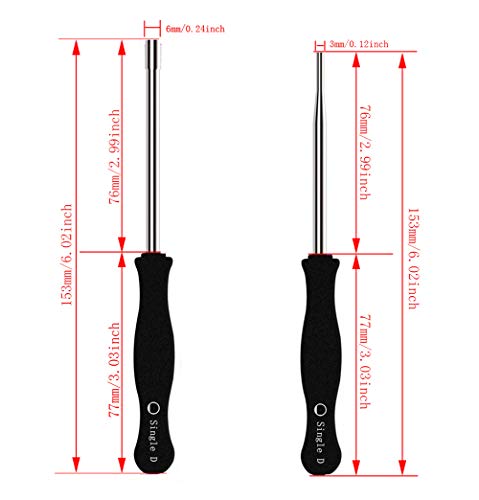 Carburetor Adjustment Tool Kit 10 Pcs Screwdrivers for Common 2 Cycle Small Engine STIHL Poulan Husqvarna MTD Ryobi Homelite Trimmer Weed Eater Chainsaw Carb Tune up Adjusting Tool