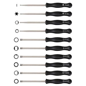 Carburetor Adjustment Tool Kit 10 Pcs Screwdrivers for Common 2 Cycle Small Engine STIHL Poulan Husqvarna MTD Ryobi Homelite Trimmer Weed Eater Chainsaw Carb Tune up Adjusting Tool