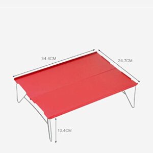 DOUBAO Camping Tables Picnic Lightweight Camping Furniture Portable Outdoor Hiking Desk Aluminum Plate Folding Table Barbecue