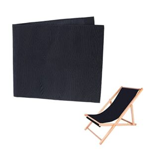 ph pandahall chair replacement fabric, 44 x 17 inch lounge chair cloth long beach chair cloth folding chair black oxford canvas chair accessories for sun lounger pool sunbathing garden