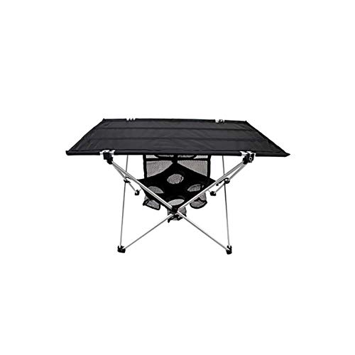 DOUBAO Outdoor Camping Folding Table with Aluminium Alloy Table Light Durable Folding Table Desk for Picnic Camping