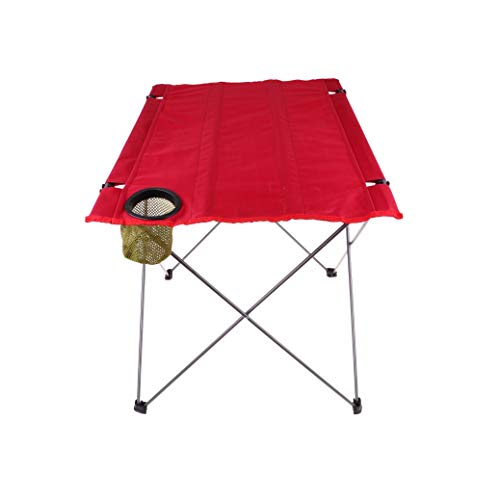 DOUBAO Folding Iron Rod Camping Picnic Table Portable Dining Tea Desk Outdoor Camping Barbecue Picnic Gear with Storage Bag