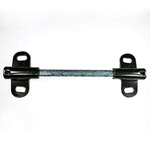 wheelbarrow tire axle shaft with bracket 5/8″ diameter x 9 1/2″ long