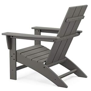 Modern Adirondack Chair (Slate Grey)