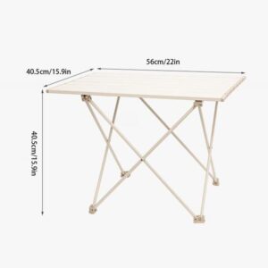 ZHYH Outdoor Camping Table Light Weight Camping Portable Foldable Table Dinner Desk Fishing Beaches Picnic