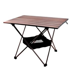 zhyh portable folding camping table with storage bag, camping table for outdoor camping picnic bbq beach and fishing (color : d, size : as shown)