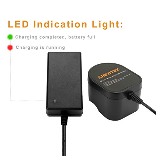 Shentec 4.8V and 7.2V Ni-MH and Ni-Cd Charger Compatible with Dremel 755-01 757-01 5000755-01 7700-01 7700-02 7300 Pod Style Battery (Not for 757 Battery)