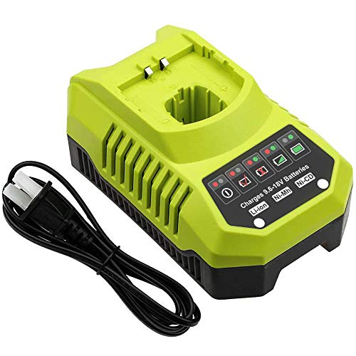 P117 Charger Compatible with Ryobi 18V 14.4V 12V 9.6V Lithium Ni-Cd&Ni-Mh Battery P100 P102 P103 P104 P105 P107 P108 P109 P119 P122