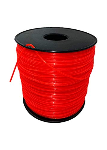 wewr Echo String Trimmer Cross Fire Line 5-Pound Commercial Square .095-Inch-by-1280-ft String Trimmer Line in Spool (0.095, Red)