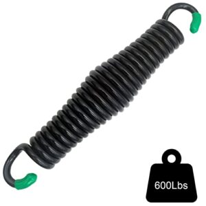 blascool porch swing springs heavy duty – 600lbs black hammock chair spring,hanger ceiling mount spring(one piece 600lbs)