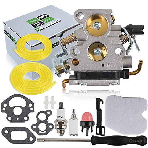 partszen 574719402 545072601 586936202 545061801 Carburetor for Zama C1T-W33C Husqvarna 235 235E 236 236E Jonsered CS2234 CS2238 CS2234S CS2238S with 530023877 Fuel Line Fitting 5450616 Choke Rod