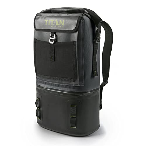 Titan Deep Freeze Welded Coolers and Welded Backpacks, Leak Proof, Microban Protection, and Multi-Day Ice Retention