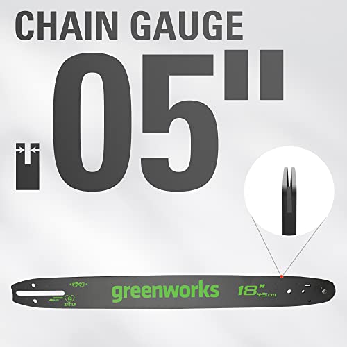 Greenworks 18-Inch Chainsaw Bar & Chain Combo 2904102