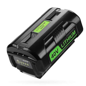 powilling 40v 6.0ah lithium-ion battery for ryobi 40-volt cordless power tools li-ion battery op4015 op4026 op40201 op40261 op4030 op40301 op4040 op40401 op4050 op4050a op40501 op40601