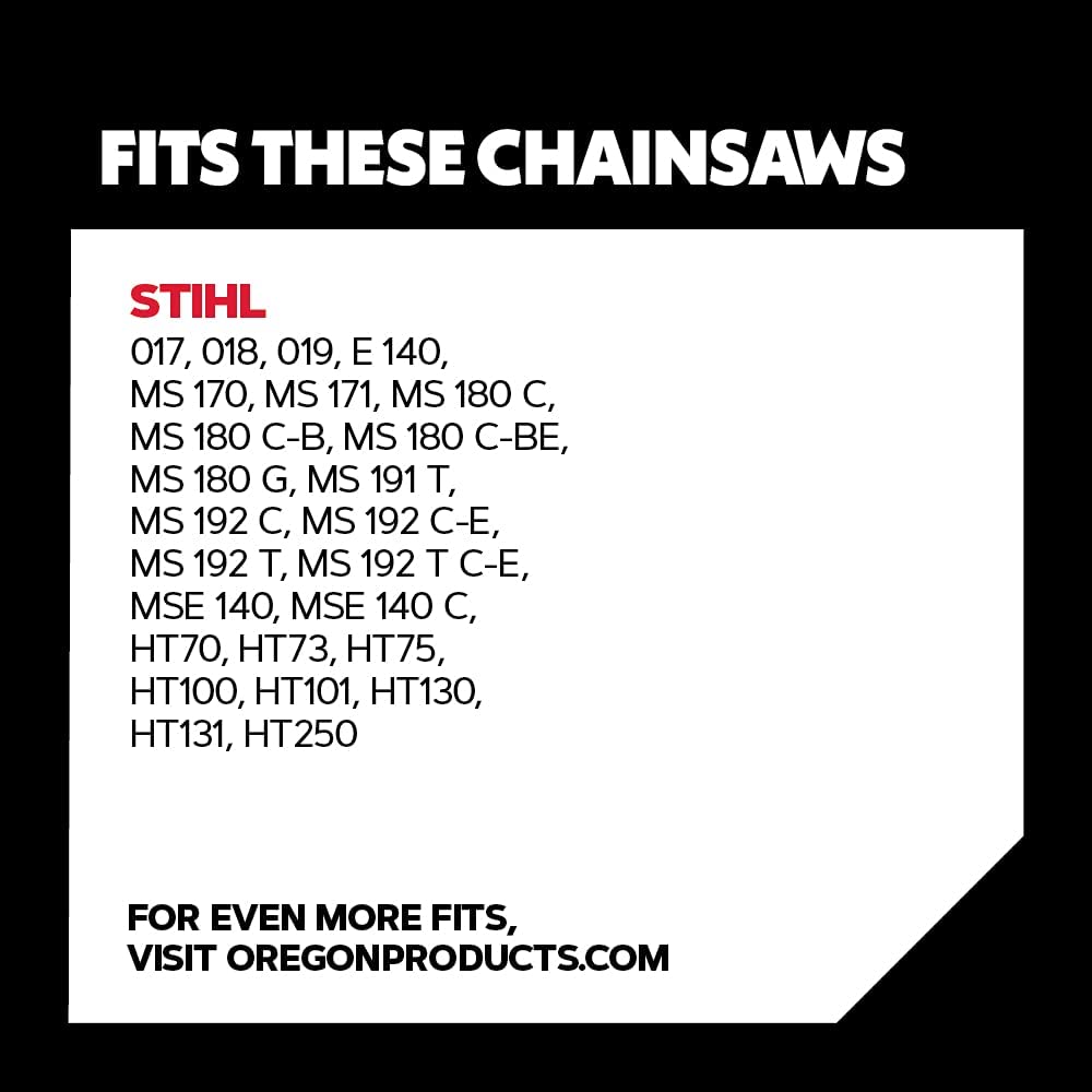 R55 AdvanceCut Saw Chain for 16-Inch Bar; Fits Stihl MS 017, MS 170, MS 171, MS 180 C, more; 3/8-in Low Profile pitch, .043-in gauge, 55 drive links