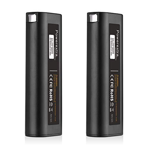 Powerextra 2 Pack 6V 3600mAh NI-MH Battery Compatible with Paslode 404717 B20544E BCPAS-404717 404400 900400 900420 900600 901000 902000 B20720 CF-325 IM200 F18 IM250 IM250A IM350A IM350CT PS604N