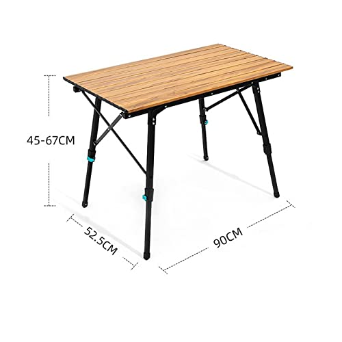 SUNESA Portable Picnic Table Outdoor Liftable Folding Table and Chair Portable Camping Picnic Table Car Self-Driving Table Foldable Camping Table