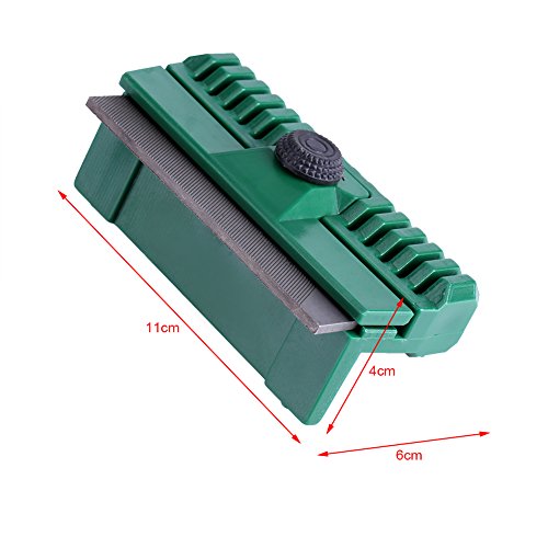 Yosoo 11×6×4cm Universal Chainsaw Bar Rail Dresser Fine Steel Chainsaw Chain Guide Bar Rail Dresser Lawn Garden Tool