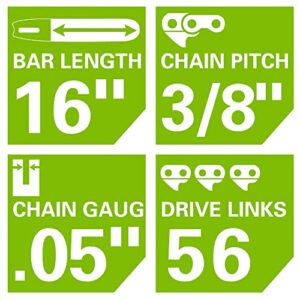 Greenworks 16-Inch Chainsaw Chain 2904402