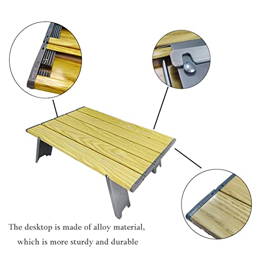 SUNESA Portable Picnic Table Camping Portable Foldable Table for Outdoor Picnic Barbecue Tours Tableware Ultra Light Folding Computer Bed Desk Foldable Camping Table