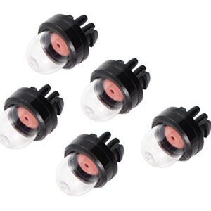 Pro Chaser Pack of 5 Snap in Primer Bulb Pump 188-512 Replacement for Craftsman Roybi Homelite Husqvarna Gas Trimmer Blower Brush Cutter Fits Zama BG55 BG65 BG66 Replaces Walbro WT-23A WYJ-33 WYJ-34