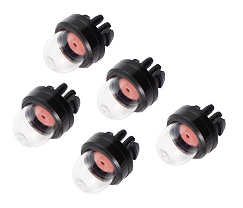 Pro Chaser Pack of 5 Snap in Primer Bulb Pump 188-512 Replacement for Craftsman Roybi Homelite Husqvarna Gas Trimmer Blower Brush Cutter Fits Zama BG55 BG65 BG66 Replaces Walbro WT-23A WYJ-33 WYJ-34