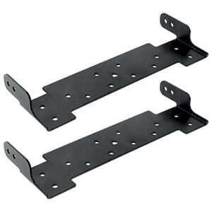 Touri Chainsaw Mill Rail Guide Metal Bracket Logging Tools Used with Saw Mill (Lumber not Included), A Pair