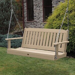 highwood AD-PORL2-TAU Lehigh Porch Swing, 4 Feet, Tuscan Taupe