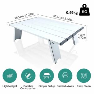 DOUBAO Outdoor Folding Table Beach Camping Backpacking Portable Table Ultralight Mini Garden Furniture Picnic Desk