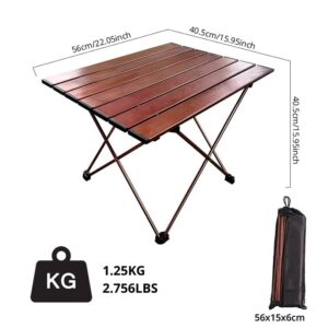 DOUBAO Aluminum Alloy Portable Ultralight Folding Camping Table Foldable Outdoor Dinner Desk for Party Picnic BBQ