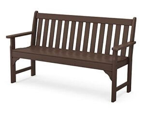 polywood gnb60ma vineyard 60″ bench, mahogany