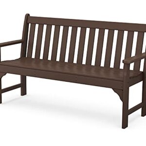 POLYWOOD GNB60MA Vineyard 60" Bench, Mahogany