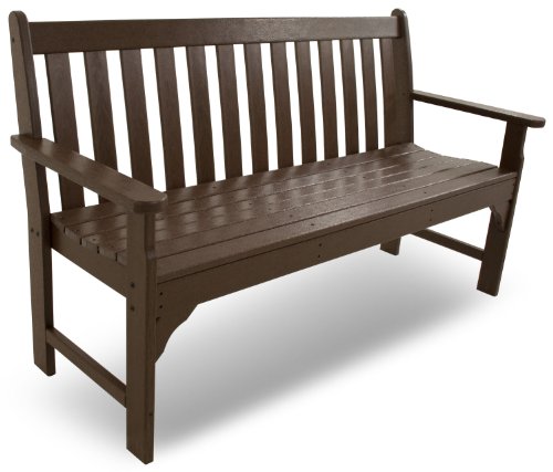 POLYWOOD GNB60MA Vineyard 60" Bench, Mahogany