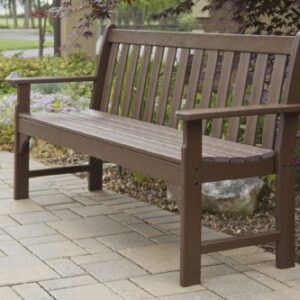 POLYWOOD GNB60MA Vineyard 60" Bench, Mahogany