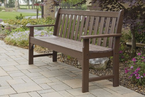 POLYWOOD GNB60MA Vineyard 60" Bench, Mahogany