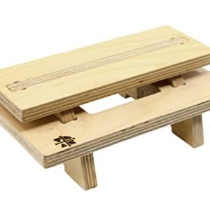 Teak Tuning Picnic Table Ramp, 7.5" Long, 5.5" Wide, 2.75" Tall