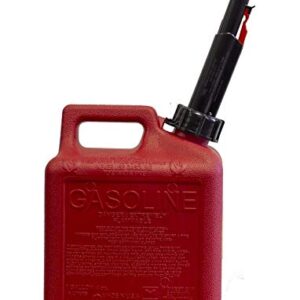 Quick-Flow Spout Midwest Can 1210 Auto Shut Off Gasoline Can - 1 Gallon