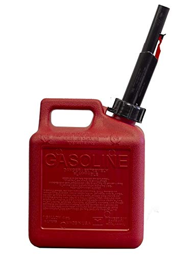 Quick-Flow Spout Midwest Can 1210 Auto Shut Off Gasoline Can - 1 Gallon