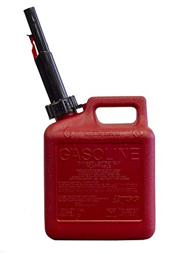 Quick-Flow Spout Midwest Can 1210 Auto Shut Off Gasoline Can - 1 Gallon