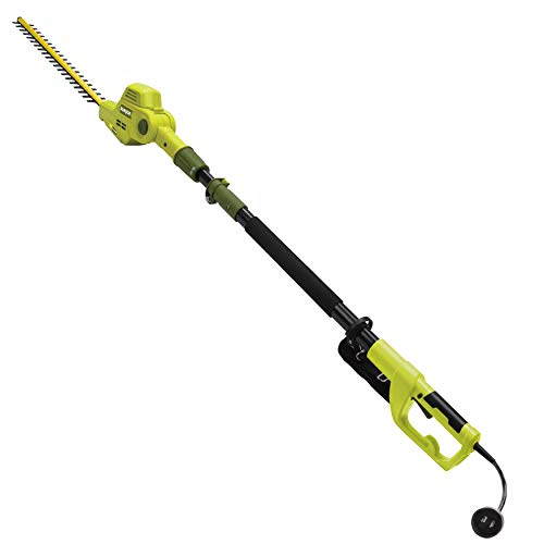 Sun Joe SJH902E 21-inch, 4-Amp, Multi-Angle Electric Telescoping Pole Hedge Trimmer & SWJ800E 8-Inch 6.5-Amp Telescoping Electric Pole Chain Saw with Automatic Chain Lubrication System