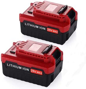 powerextra 2 pack 6.0ah 20 max lithium replacement battery for porter cable pcc685l pcc680l