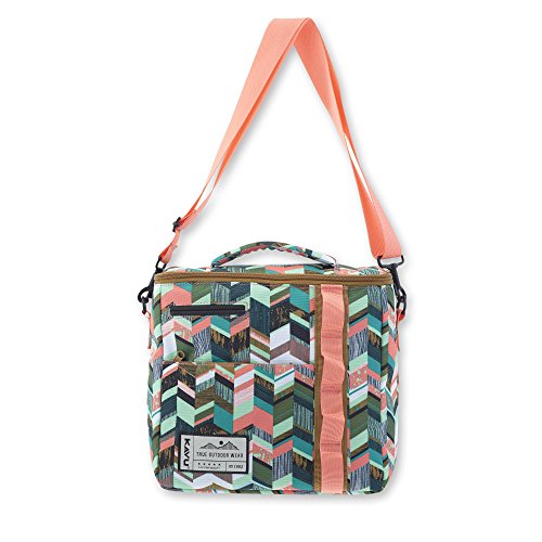 KAVU Snack Sack Crossbody Cooler Bag - Coastal Blocks