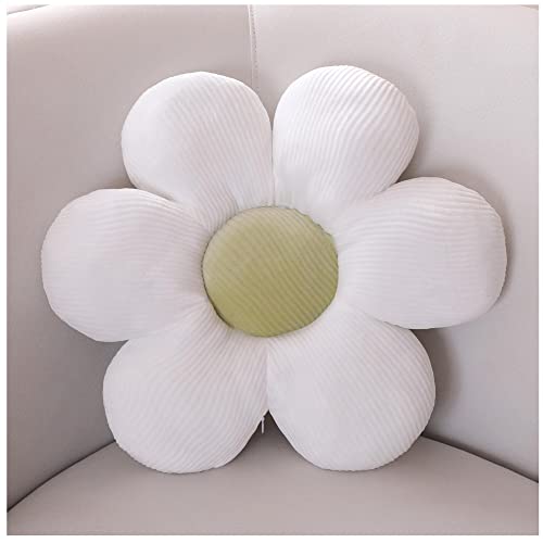 AZCHEN Flower Pillow Standard Throw Pillow Patio Furniture Cushions Decorative Pillow Cushion Home Chair Cushion (15.7 inch, Beige)