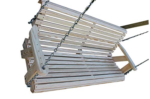 ROLL Back Amish Heavy Duty 800 Lb 5ft. Porch Swing- Made in USA