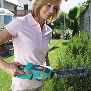 Gardena 8895-U 7-Inch Cordless Lithium Ion Shrub Shears, Comfort Cut