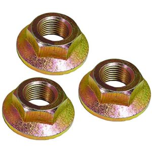 titiskin (3 pack) spindle blade nut for cub cadet zero turn mower rzt 50 – rzt 54 – rzt42